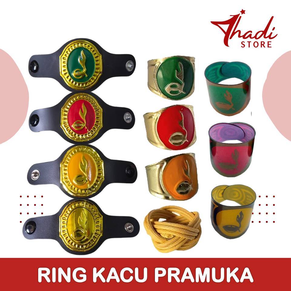 Jual Ring Kacu Hasduk Pramuka Siaga Penggalang Penegak Bahan Seng 3pcs ...