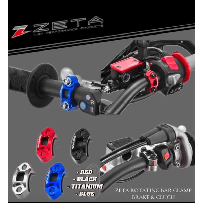 Jual ZETA ROTATING BAR CLAMP BRAKE/CLUTH CRF YZ KTM KX BREMBO | Shopee ...