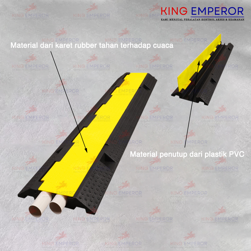 Jual Rubber Cable Protector 2 Line Cable Ramp / Karet Polisi Tidur ...