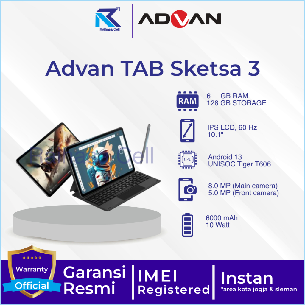 Jual Advan Tab Sketsa 3 6/128 GB - Garansi Resmi | Shopee Indonesia