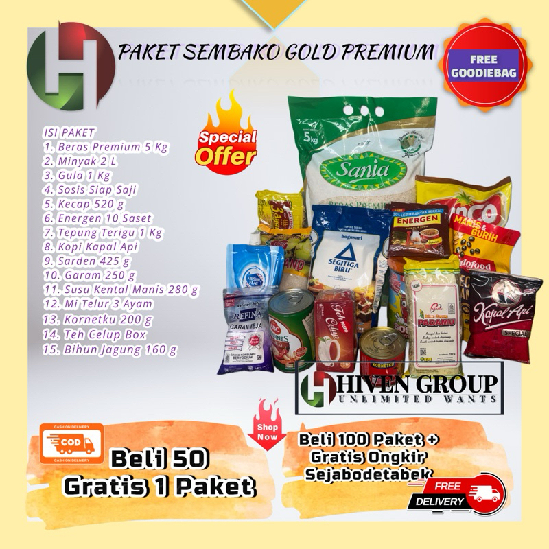 Jual PAKET SEMBAKO GOLD PREMIUM | Shopee Indonesia