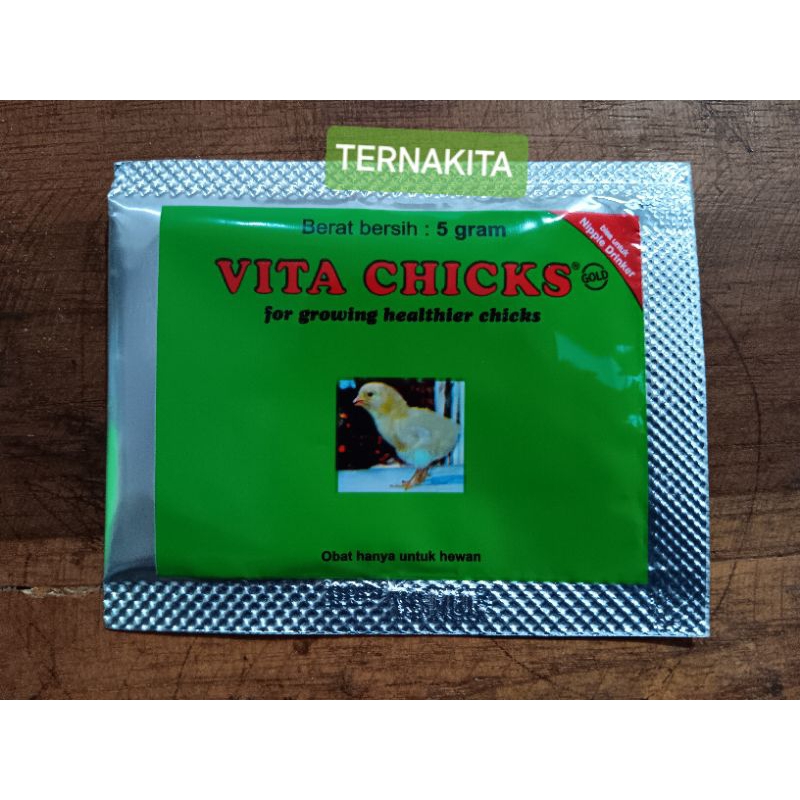 Jual Vita chicks vitacik vita chick 5 gram vitamin pertumbuhan anak ...