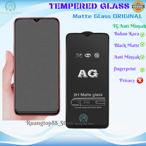 Jual Matte Glass Infinix Smart 3 Plus 4 4C SAMART 5 5 Pro Smart 6 6 HD ...