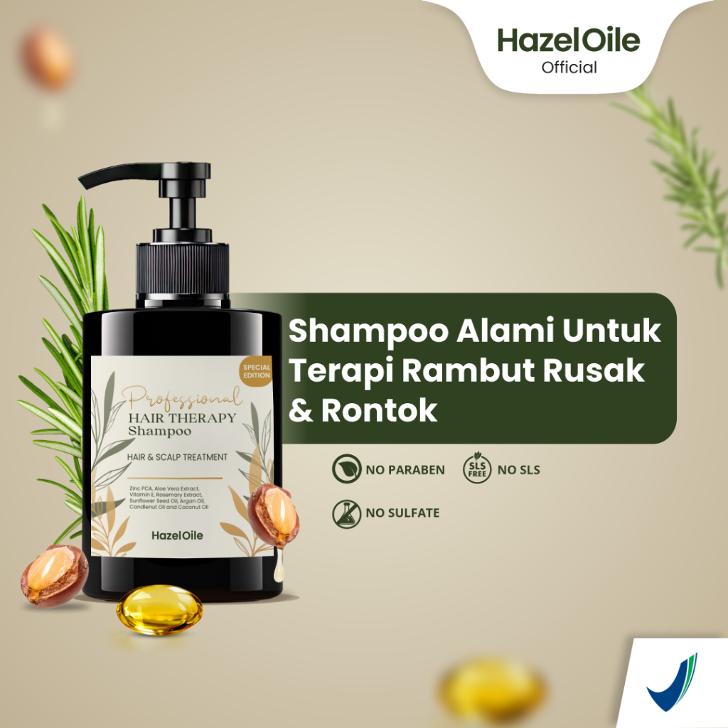 Jual HazelOile Shampoo Non SLS PHTS 250ml Professional Hair Therapy ...