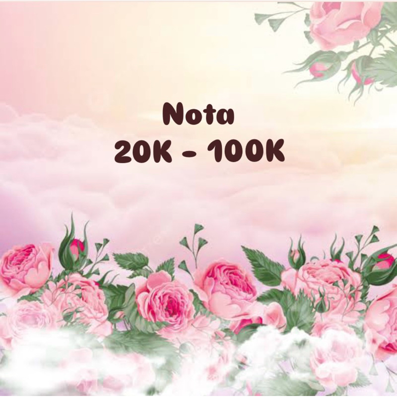 Jual NOTA BAJU ANAK (20K-100K) | Shopee Indonesia