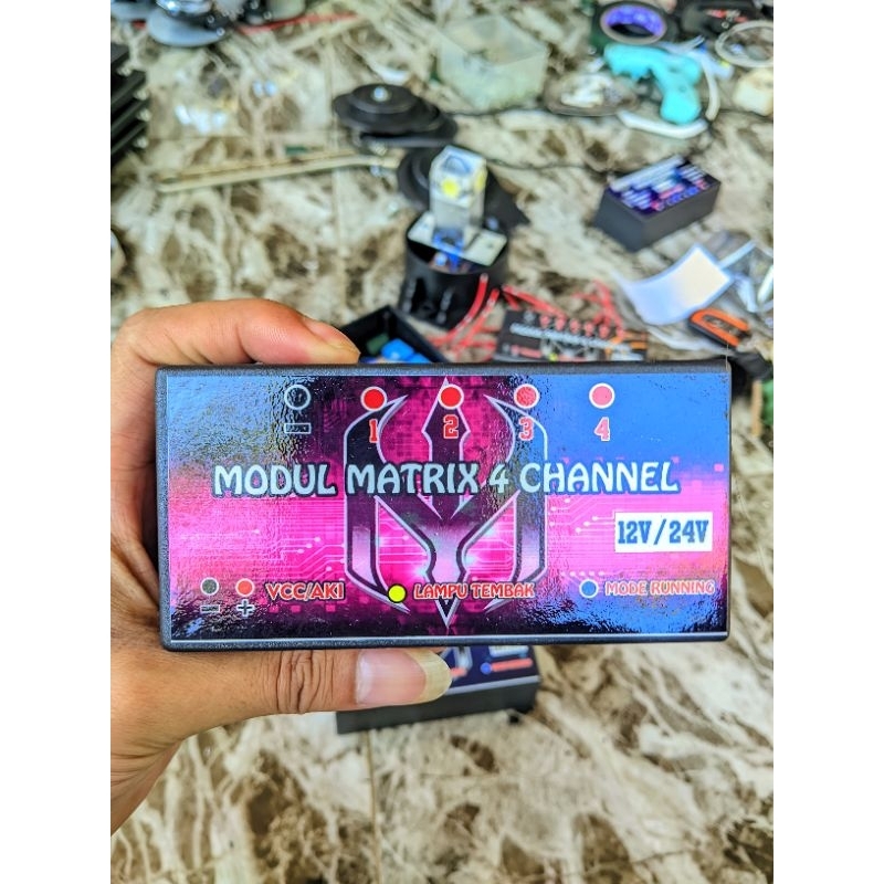 Jual Modul Matrix 4CH, Cocok Untuk Lampu Biled,Laser Atau lampu Tembak ...