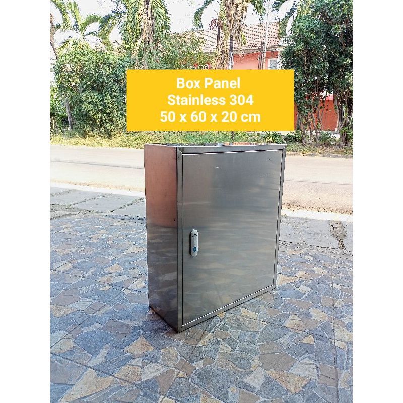 Jual Box Panel Indoor Stainless 50 cm x 60 cmx 20 cm / Panel Box Stainless 50 cm x 60 cm x 20 cm ...