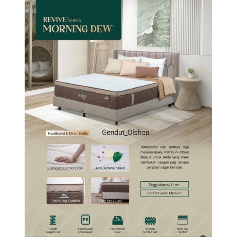 Jual (Khusus Wilayah Kota Palembang) SpringBed PROCELLA REVIVE SERIES MORNING DEW, Matras ...