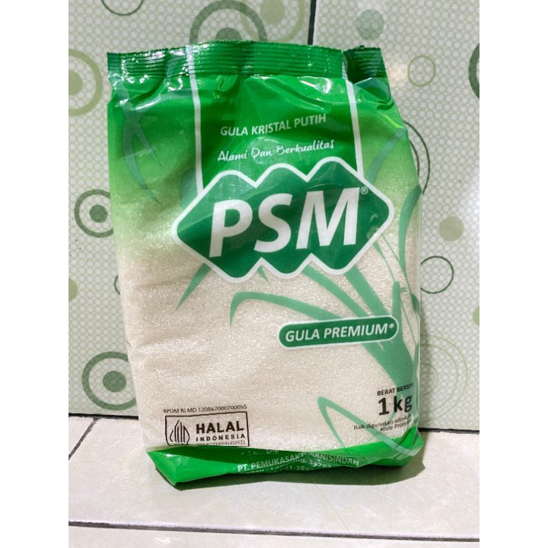 Jual Gula pasir PSM 1kg | Shopee Indonesia