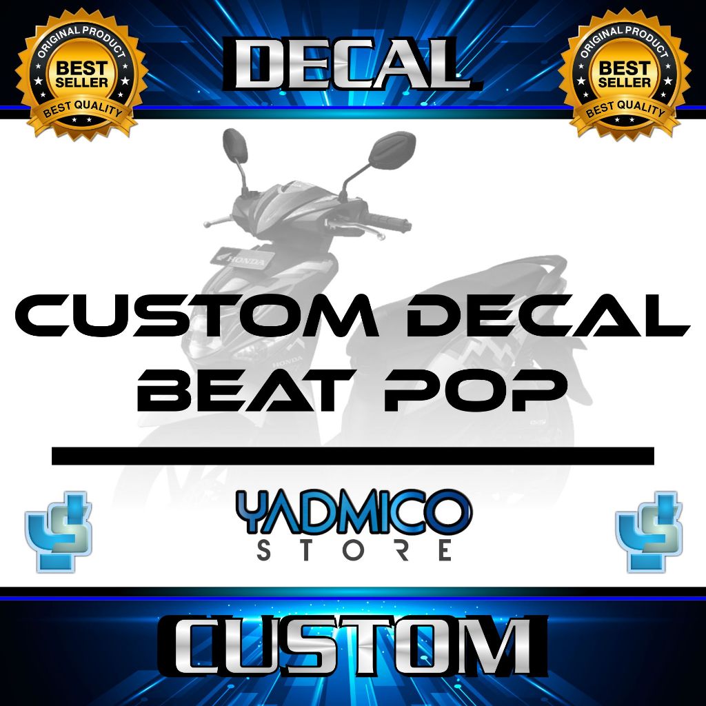 Jual Desain Custom Decal Beat Pop Full Body | Shopee Indonesia