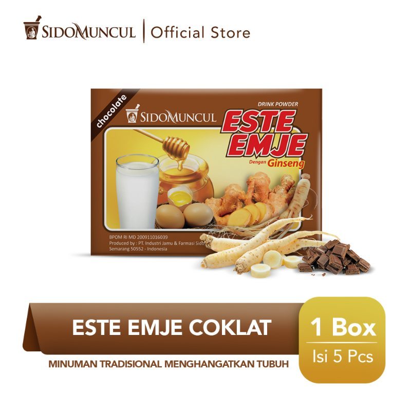 Jual SIDOMUNCUL ESTE EMJE RASA COKLAT ORIGINAL MINUMAN TRADISIONAL ...
