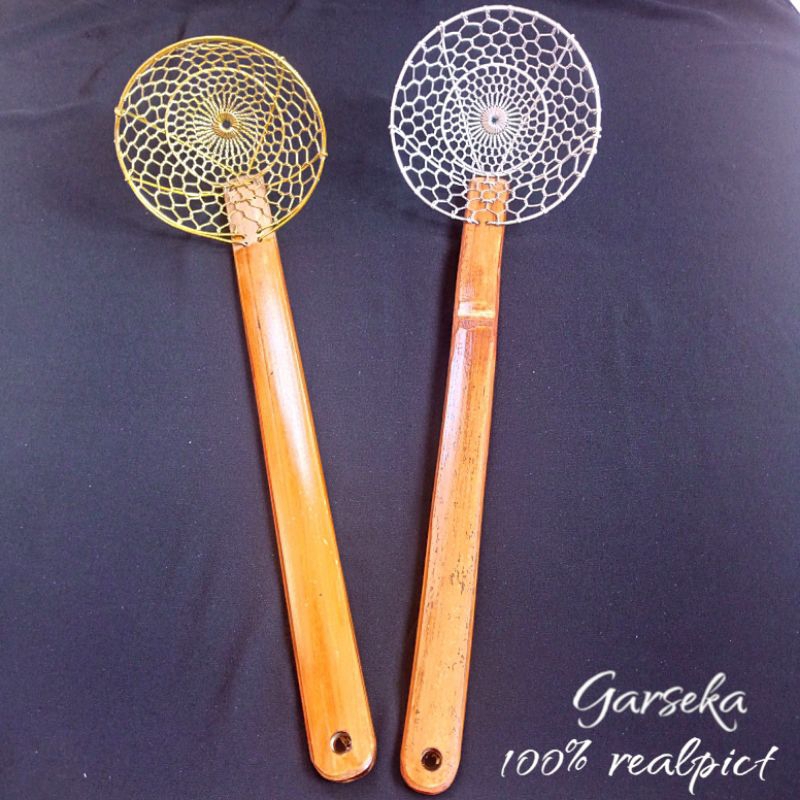 Jual serokan/serok/saringan mie ayam jenis anyam 2 variasi anyam kawat ...