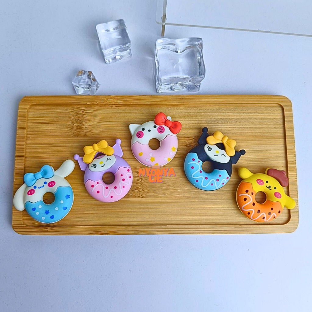 Jual CRM56 Topper Rubber Sanrio DONAT Cinnamoroll Kuromi Melody Hello ...