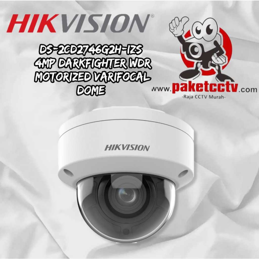 Jual HIKVISION DS-2CD2746G2HT-IZS 4MP DARKFIGHTER WDR MOTORIZED VARIFOCAL DOME IP CAMERA - 2.8 ...