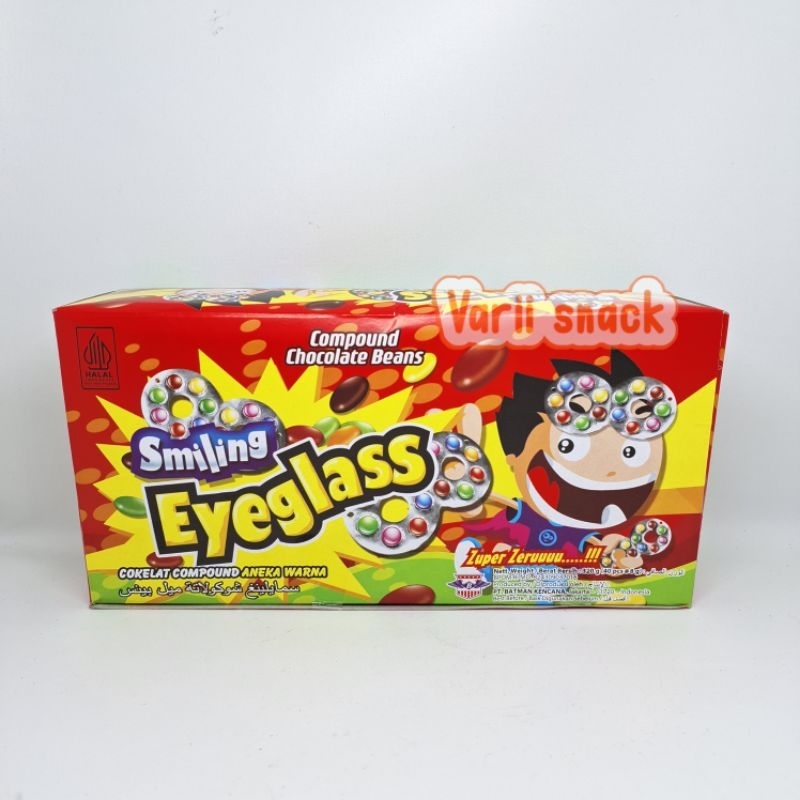 Jual Smiling Eyeglass Choco Beans 1 Box 40 pcs | Shopee Indonesia