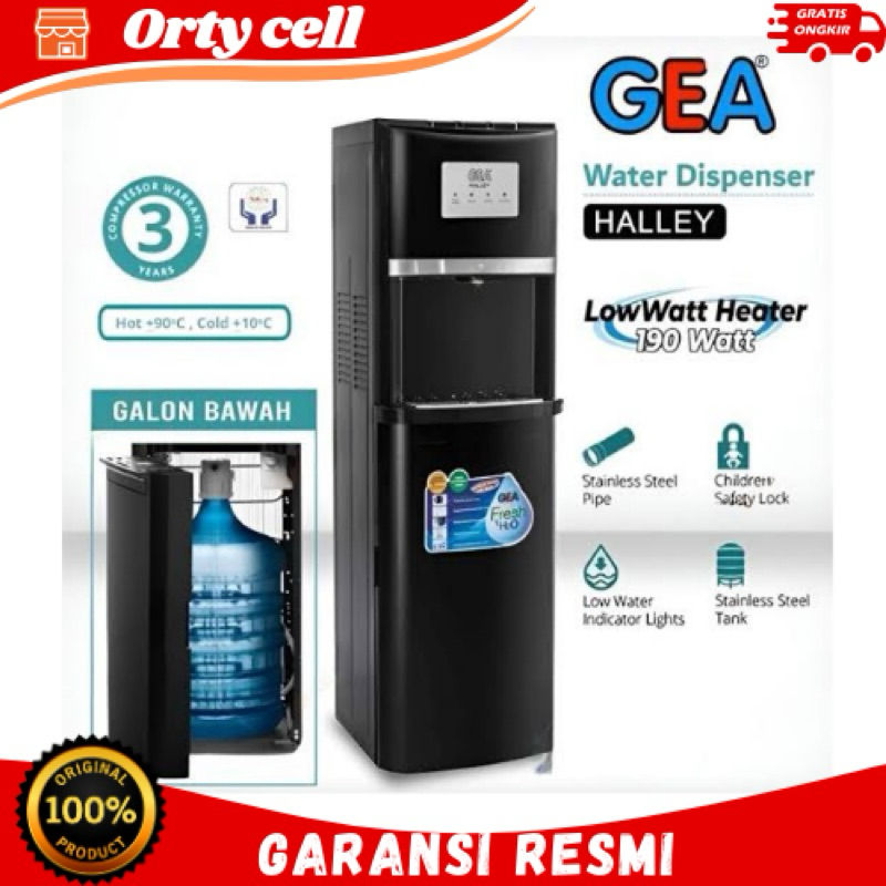 Jual WATER DISPENSER GEA ORION/HALLEY GALON BAWAH KOMPRESSOR | Shopee ...