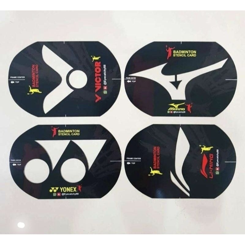 Jual jasa pasang logo stencil / tambah logo senar raket | Shopee Indonesia