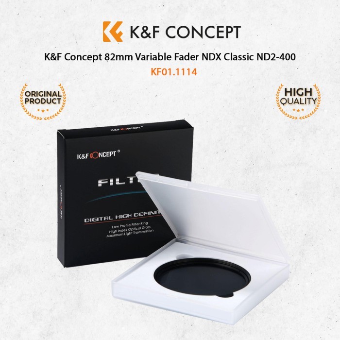 Jual K&F Concept Variable Fader NDX Classic ND2-400 - Filter Camera ...