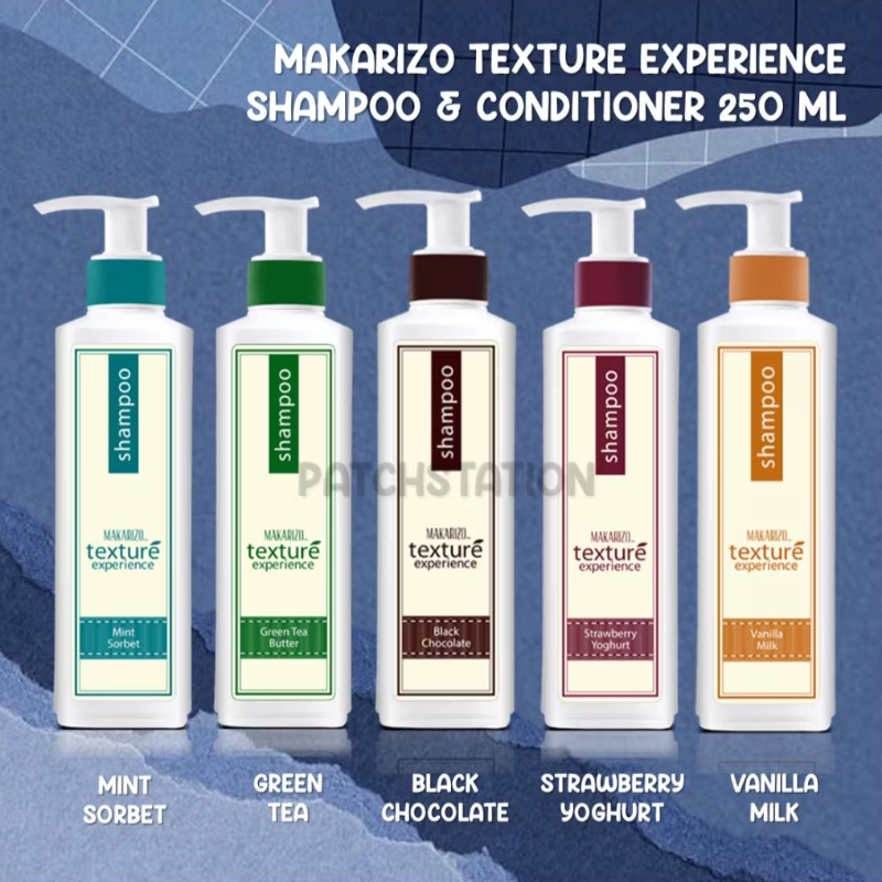 Jual Makarizo Texture Experience Shampoo Conditioner 250 mL Black ...