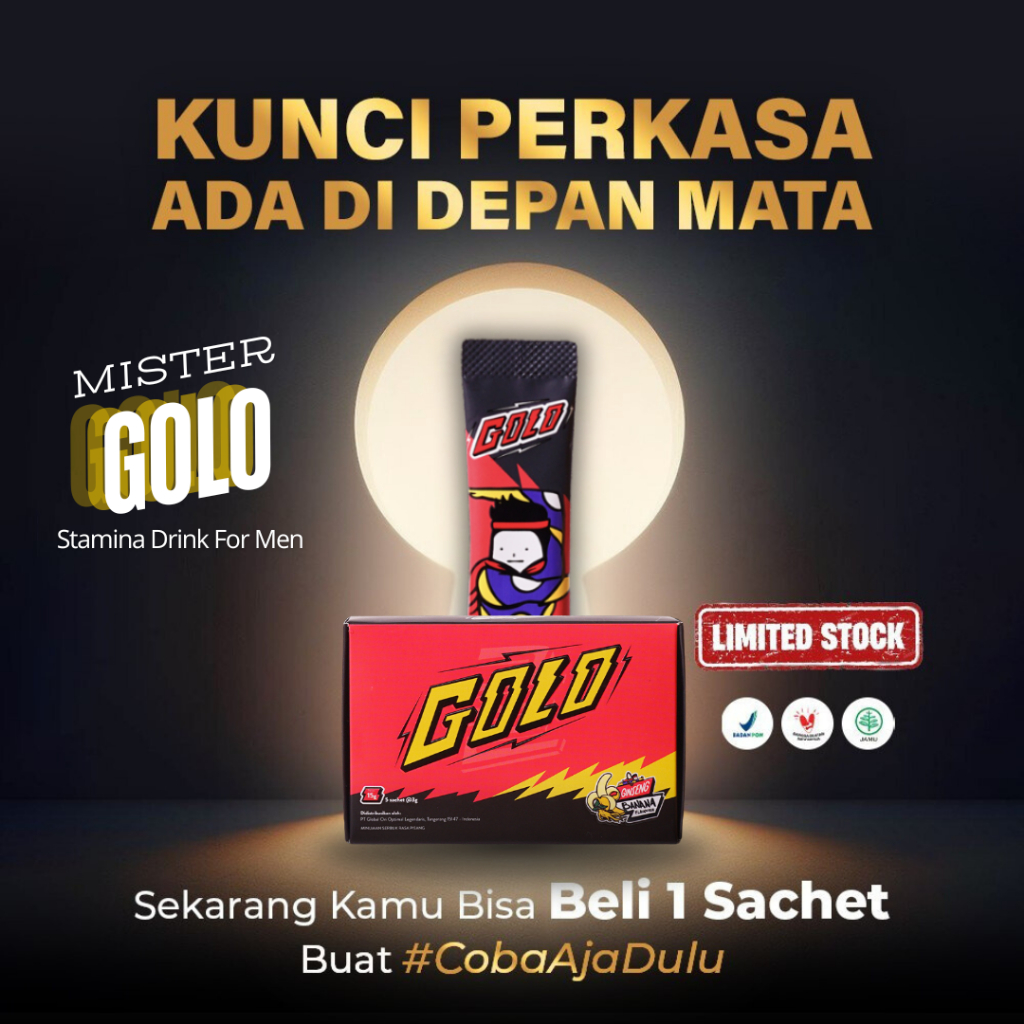 Jual Golo Gingseng Original 1 Box isi 5 Sachet | Mister Golo Ginseng ...