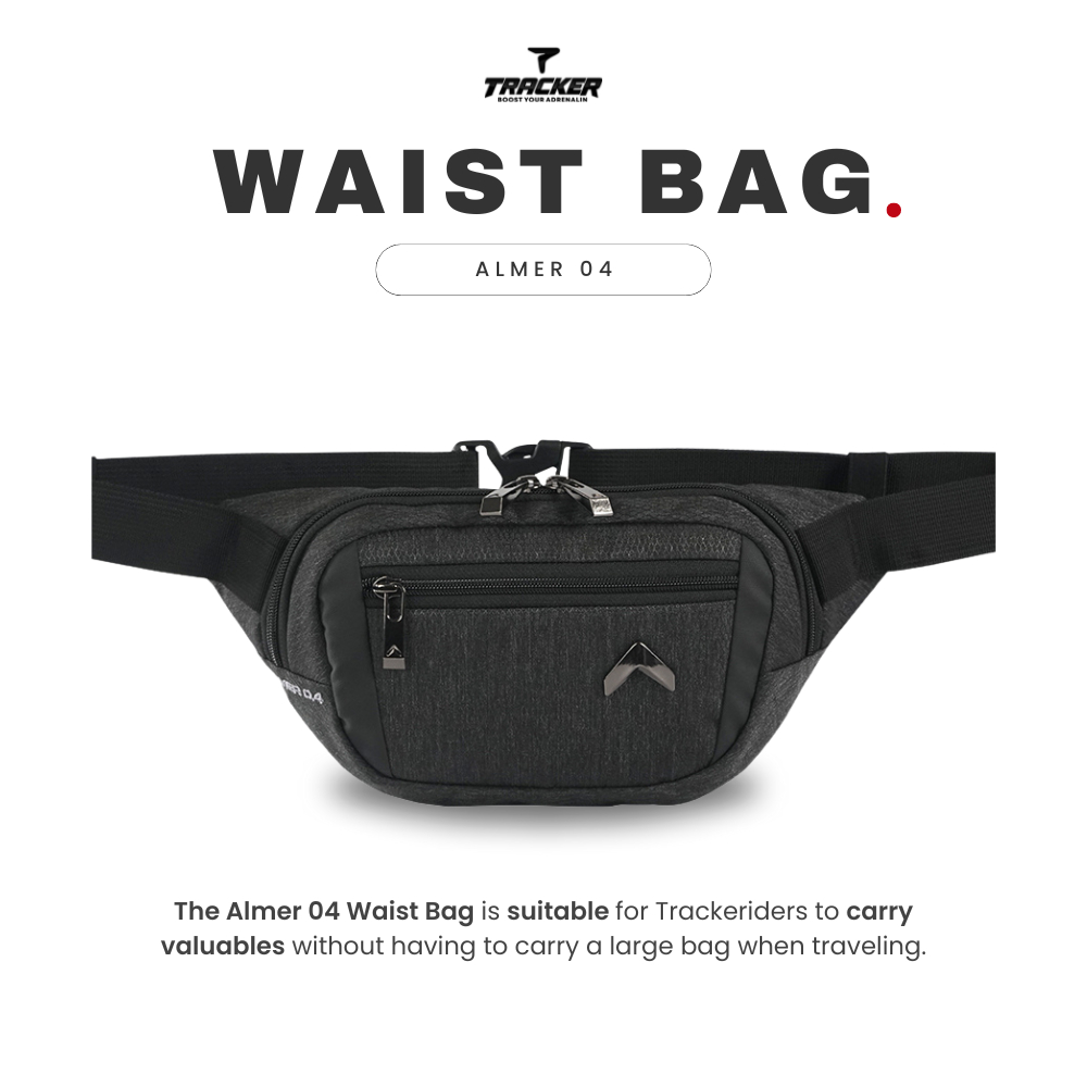 Jual Tas Pinggang Pria Simpel Tracker Almer 0.4 | Shopee Indonesia