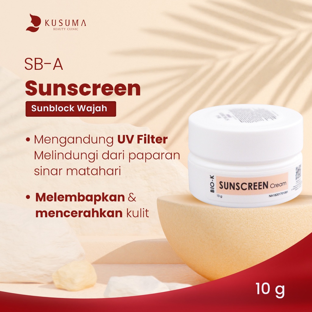 Jual Kusuma Beauty - Sunscreen Cream SB-A 10gr - Sunblock Wajah SPF ...