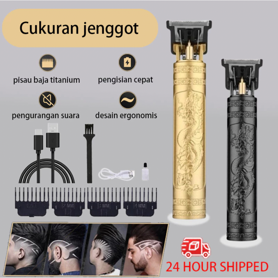 Jual Alat Cukur Elektrik Hair Clipper Trimmer T9 / Cukuran Vintage T9 Alat Cukur Hair Clipper ...