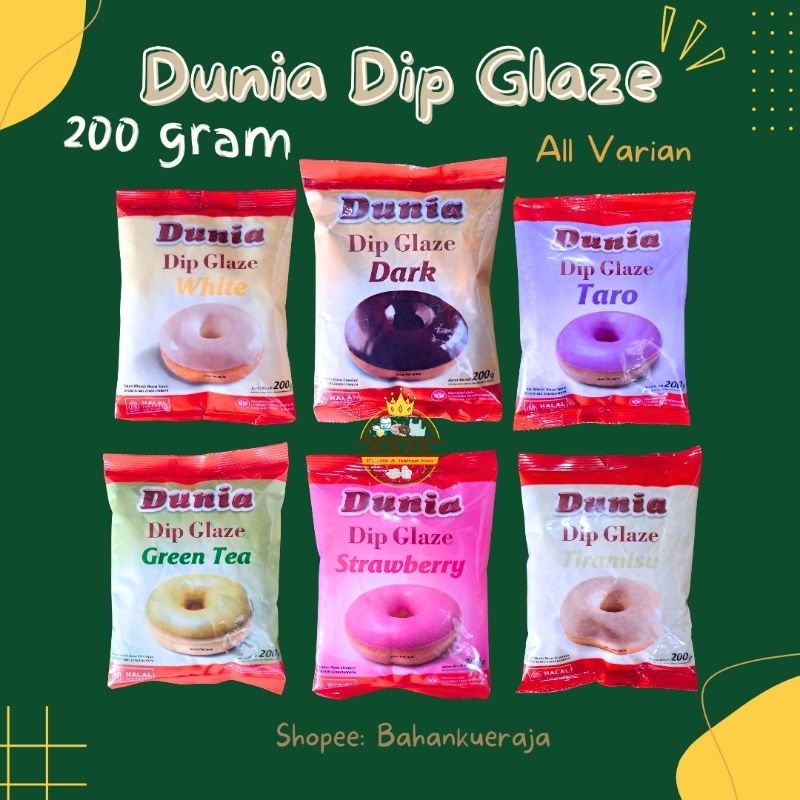 Jual Dunia Dip Glaze 200 GR - All Variant | Shopee Indonesia