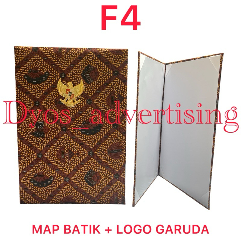 Jual Adn Map batik map upacara map kantor pakai logo (coating garuda ...