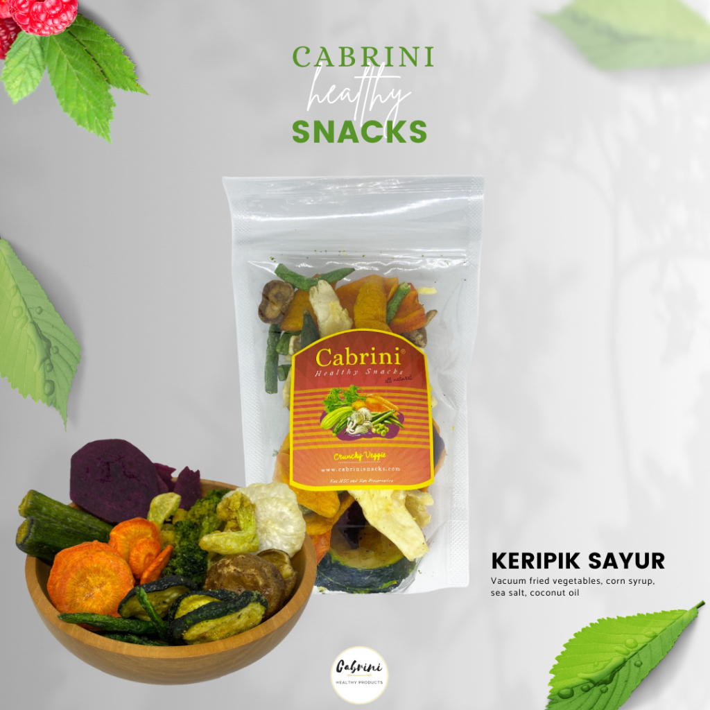 Jual Keripik Sayur Kering Mix Lokal Snack Cemilan Sehat 80g CABRINI ...