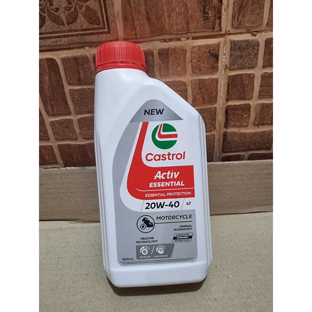 Jual OLI CASTROL GO OIL MESIN CASTROL ACTIV 20W-40 800ML 0.8L | Shopee ...