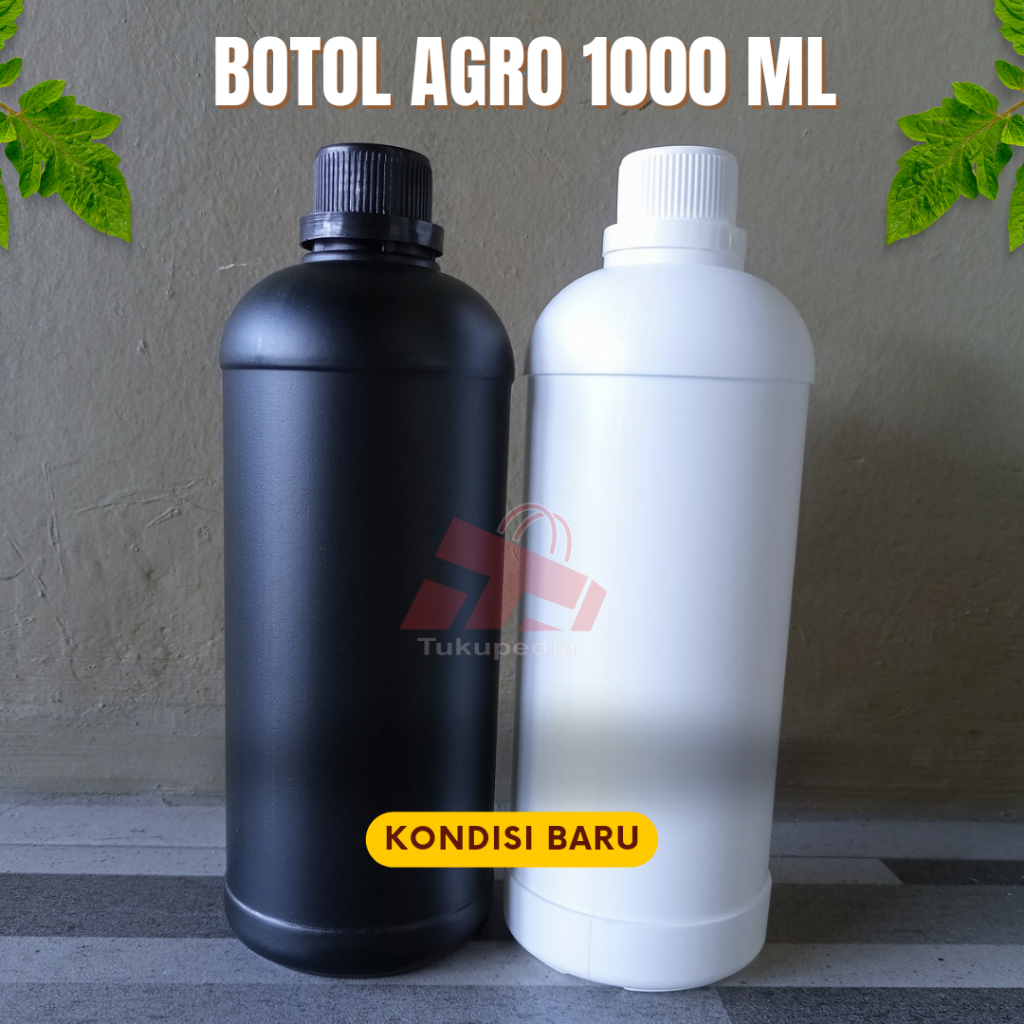 Jual Botol agro 1 liter 1000 ml /botol labor 1liter 1 ltr HDPE 1000ml 1ltr | Shopee Indonesia