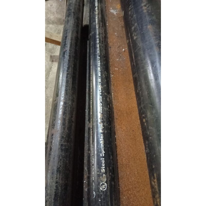 Jual Spindo Pipa Hitam welded Sch 40 ASTM A-53 Grade A | Shopee Indonesia