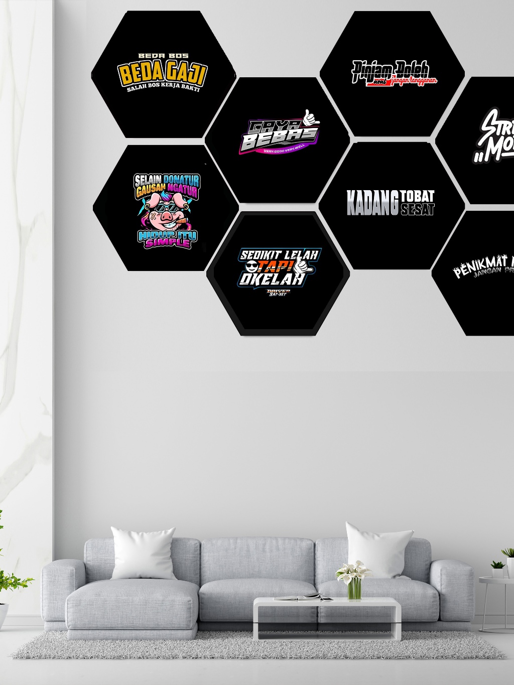 Jual Pajangan Dinding Kamar Cowok Tema Design / Poster Kamar Aesthetic ...