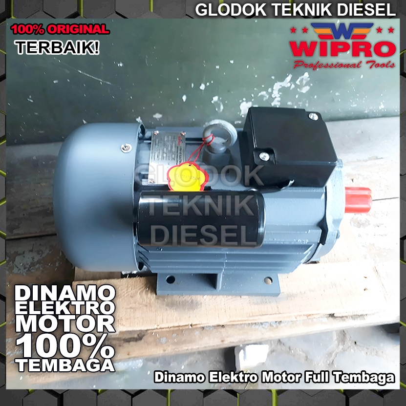 Jual Wipro Dinamo Elektro Motor Penggerak 7.5 HP 2850 & 1450 RPM 2 & 4 ...
