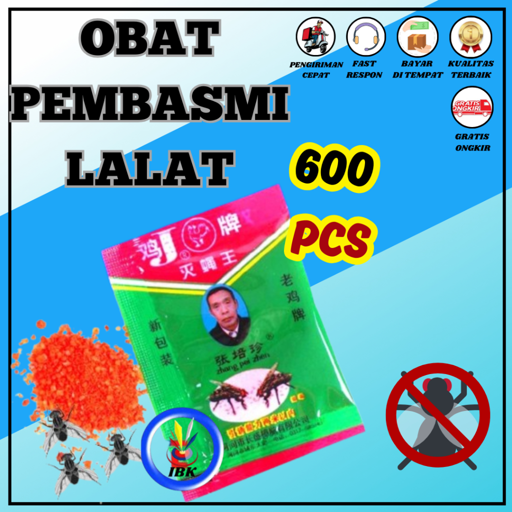 Jual Obat Lalat Lacun Lalat Pembasmi Lalat Laler 3 BOX/KOTAK isi 25 per-BOX IBK_123 | Shopee ...