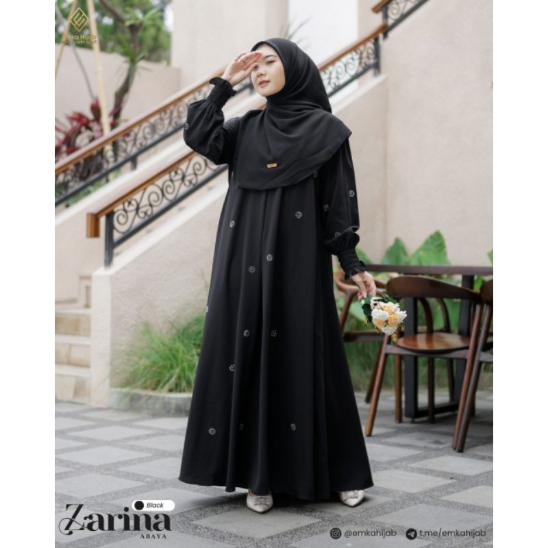 Jual ZARINA ABAYA DAN BLOUSE EMKA HIJAB | Shopee Indonesia