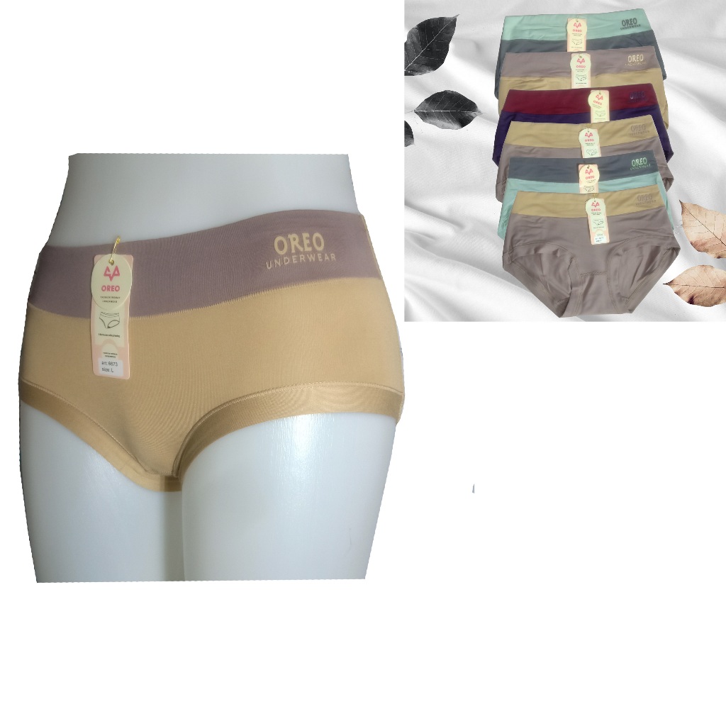 Jual Celana Dalam Wanita Orio 6673 Isi 6 Pcs CD Perempuan Murah | Shopee Indonesia