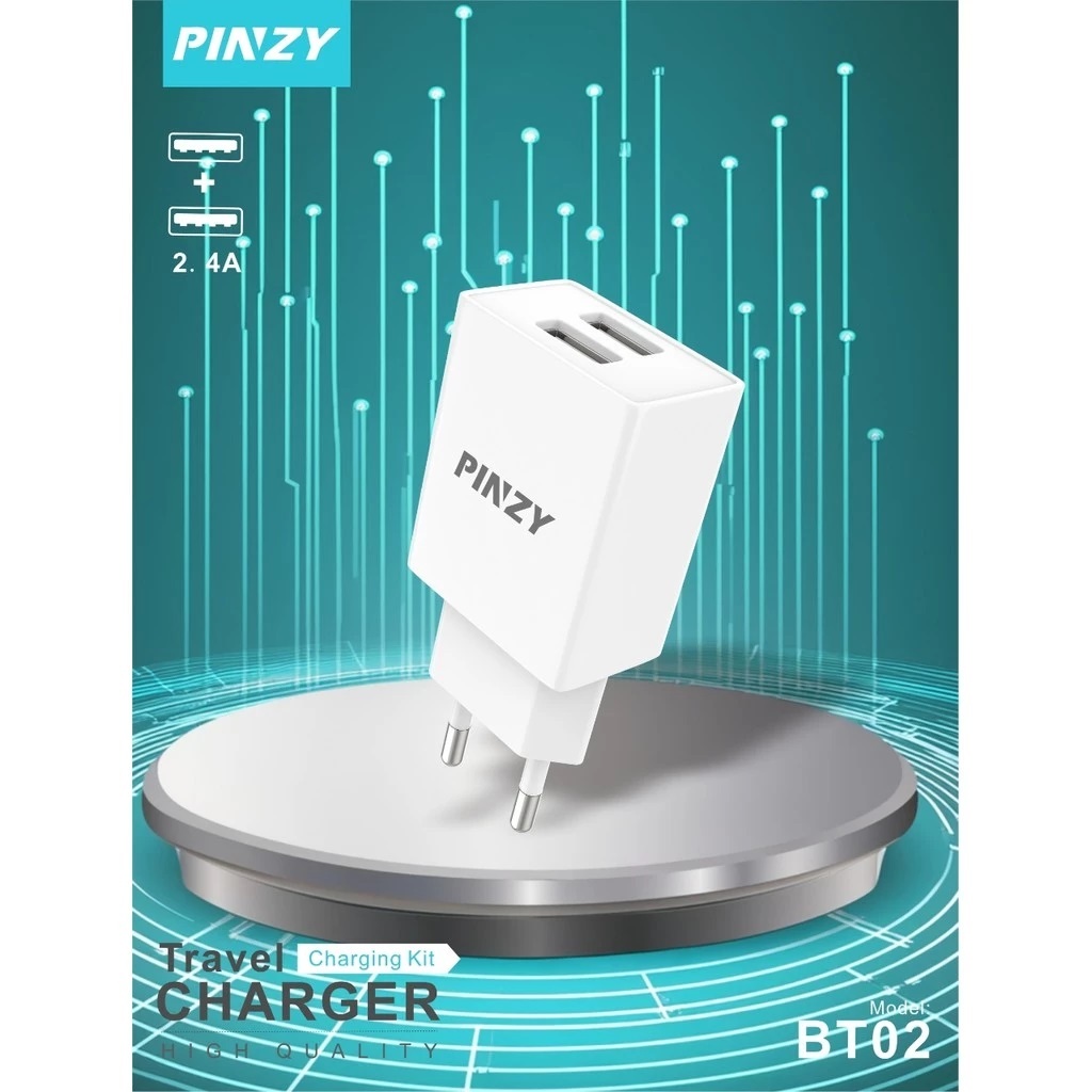 Jual Adaptor Charger - Travel Charger PINZY BT02 | Shopee Indonesia