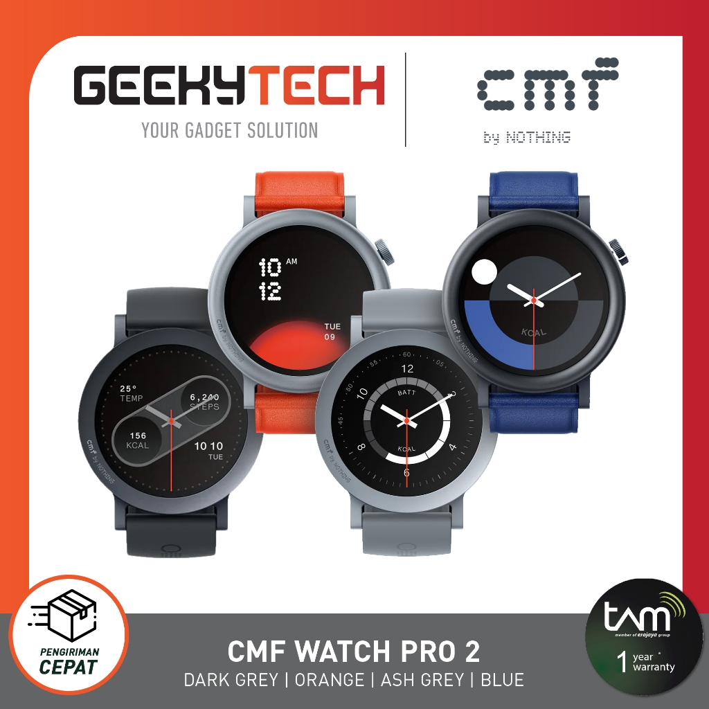 Jual CMF Watch Pro 2 AMOLED 1.32" Smartwatch By Nothing - Garansi RESMI ...
