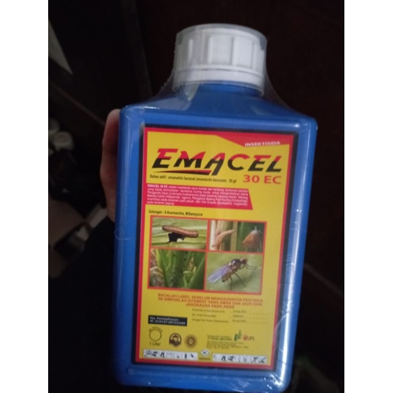 Jual EMACEL 30EC 1 liter - Insektisida Pembasmi Ulat, kaper dan ...