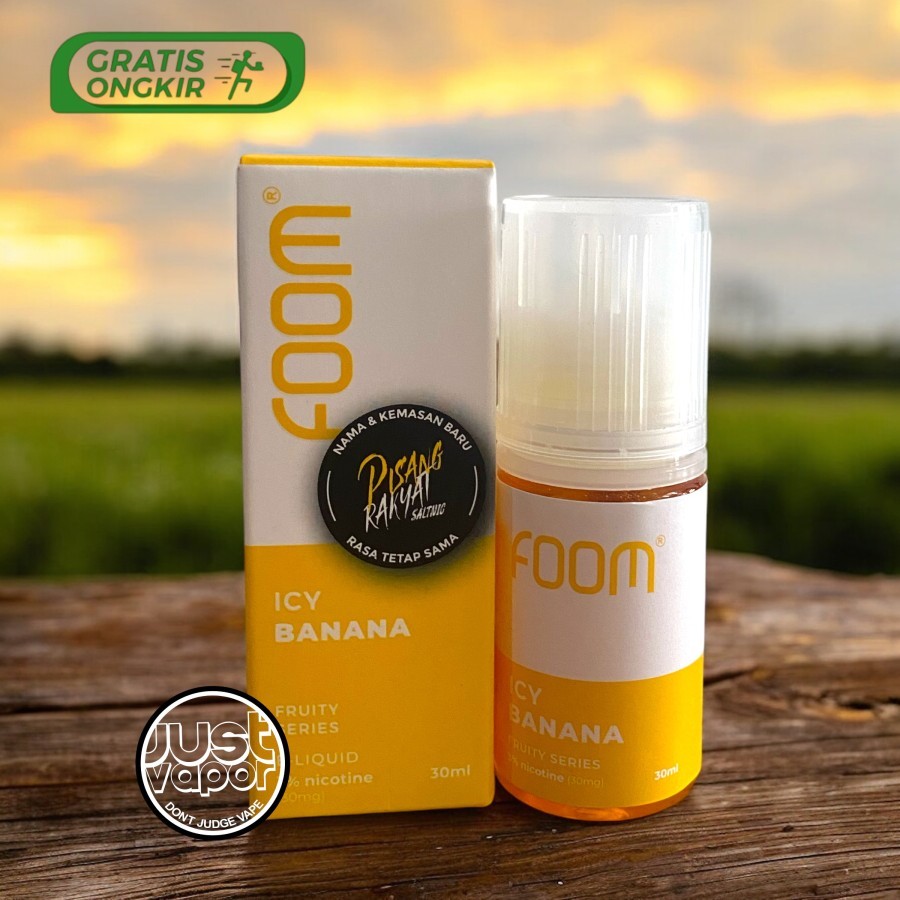 Jual [SALTNIC] LIQUID FOOM ICY BANANA 30ML BY FOOM - PISANG RAKYAT ...