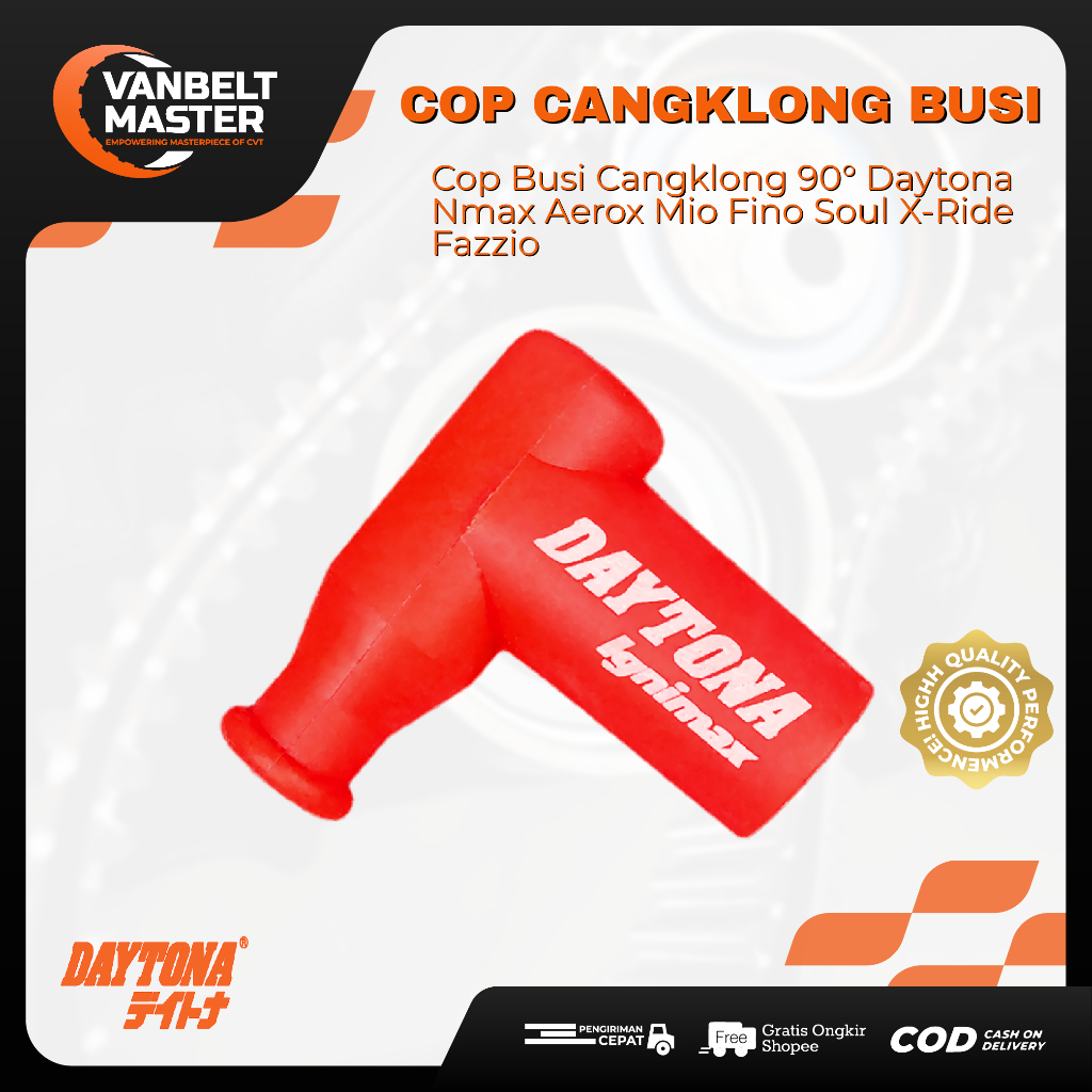 Jual Daytona Cop Cangklong Tutup Kop Kepala Busi Mio Sporty Smile J M3 ...