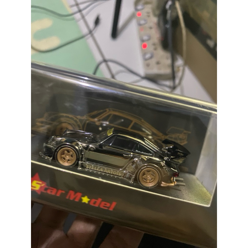Jual Star Model Porsche RWB 930 Stella Artois Chrome | Shopee Indonesia