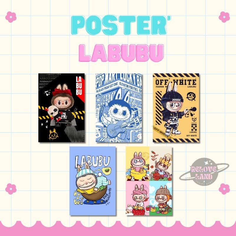 Jual labubu poster A3 poster labubu | Shopee Indonesia