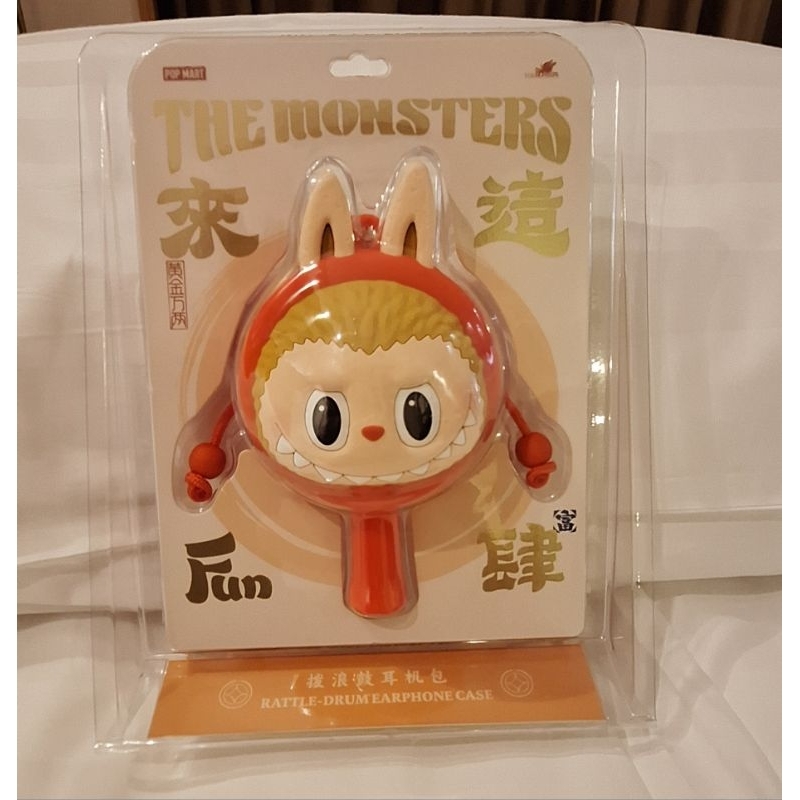 Jual Popmart Rattle-drum earphone bag case The Monster Let's Have Fun ...