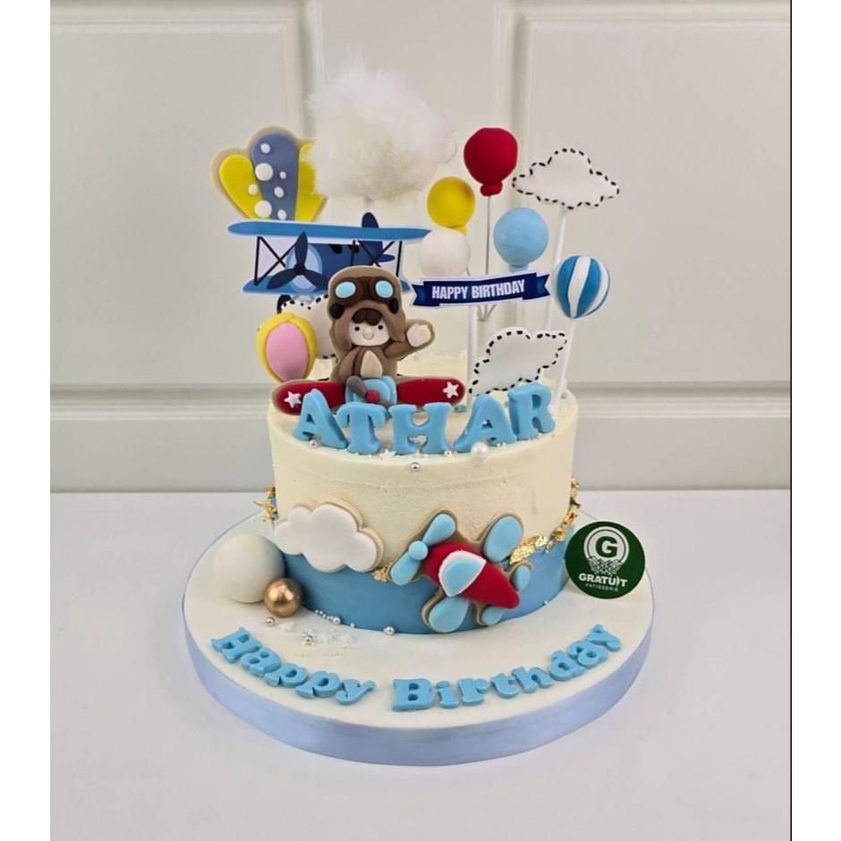 Jual CAKE TEMA PESAWAT/ KUE ULANG TAHUN | Shopee Indonesia