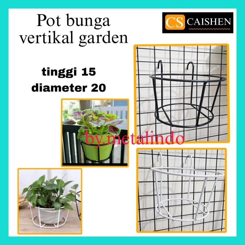 Jual CAISHEN Rak Pot Bunga Vertikal Garden Rak Bunga Besi Anti Karat ...