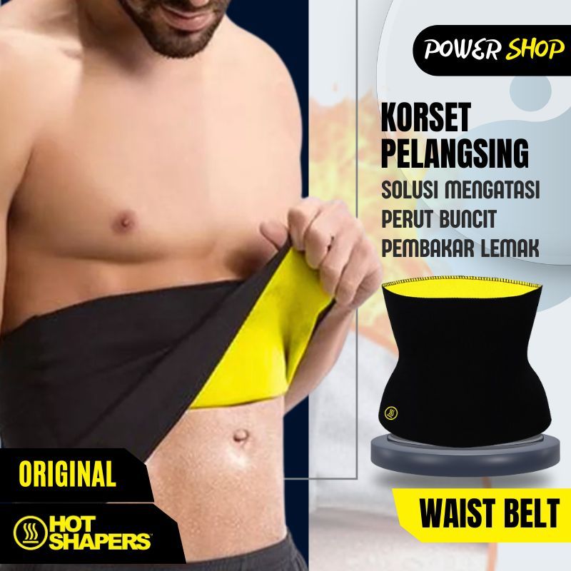 Jual KORSET OLAHRAGA PRIA WANITA PELANGSING PERUT BUNCIT PEMBAKAR LEMAK ...