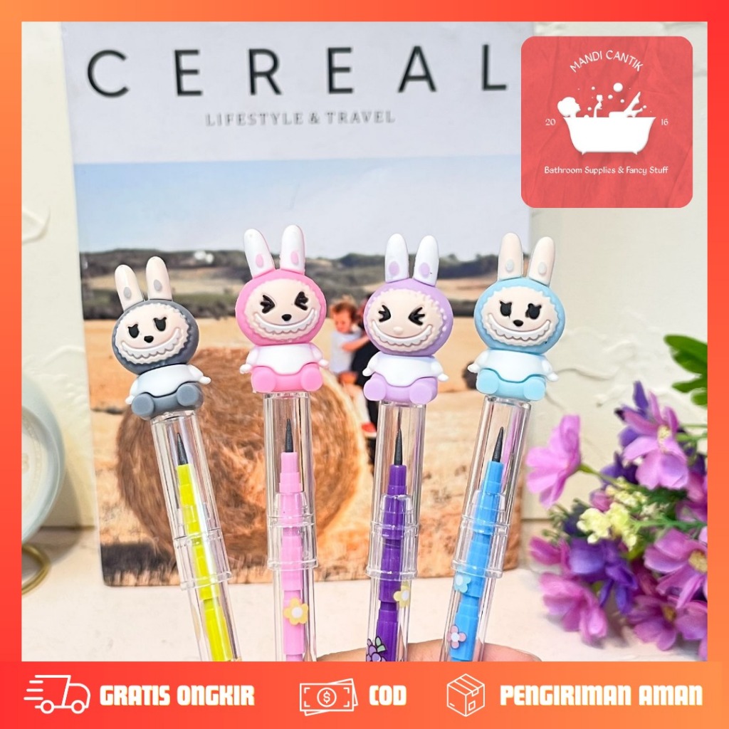 Jual PENSIL SUSUN MODEL LABUBU PNS-1497LUCU IMUT KADO UNIK KOREA ...